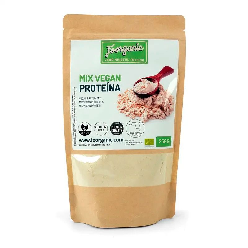 Mix vegan Proteína 250 g — Foorganic